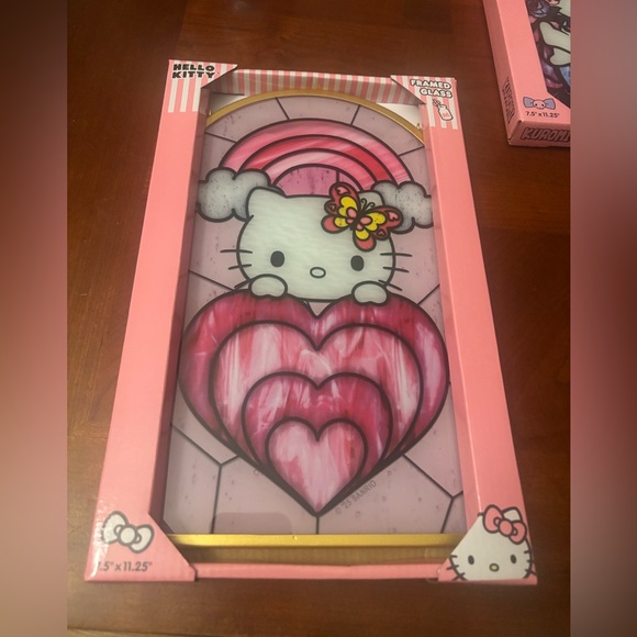 Hello Kitty | Wall Decor | Hello Kitty Stained Glass Window | Poshmark